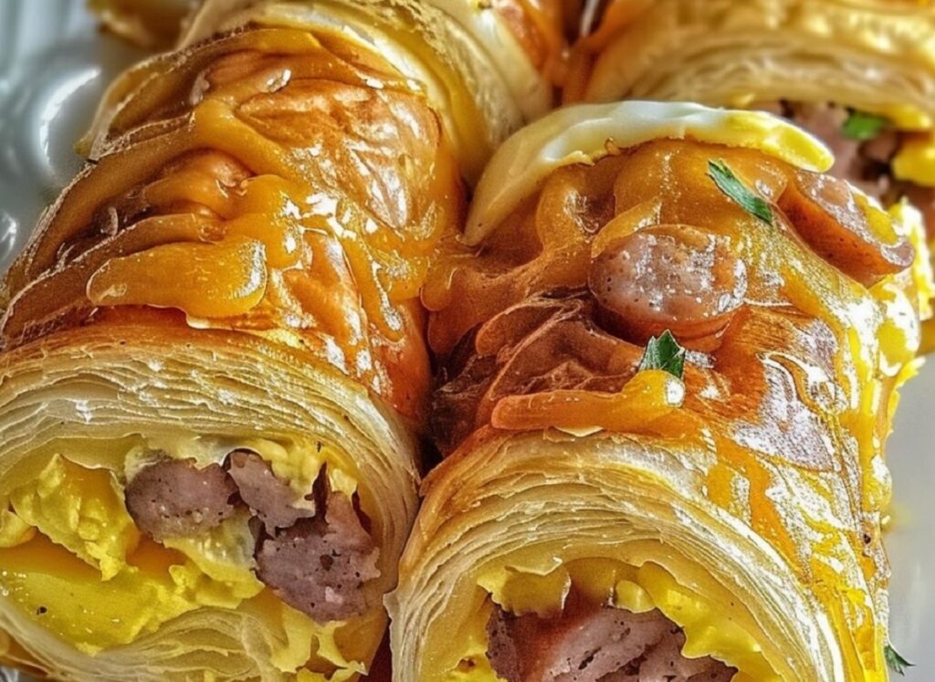 Sausage, Egg, and Cheese Breakfast Roll-Ups: A Perfect Start to Your ...