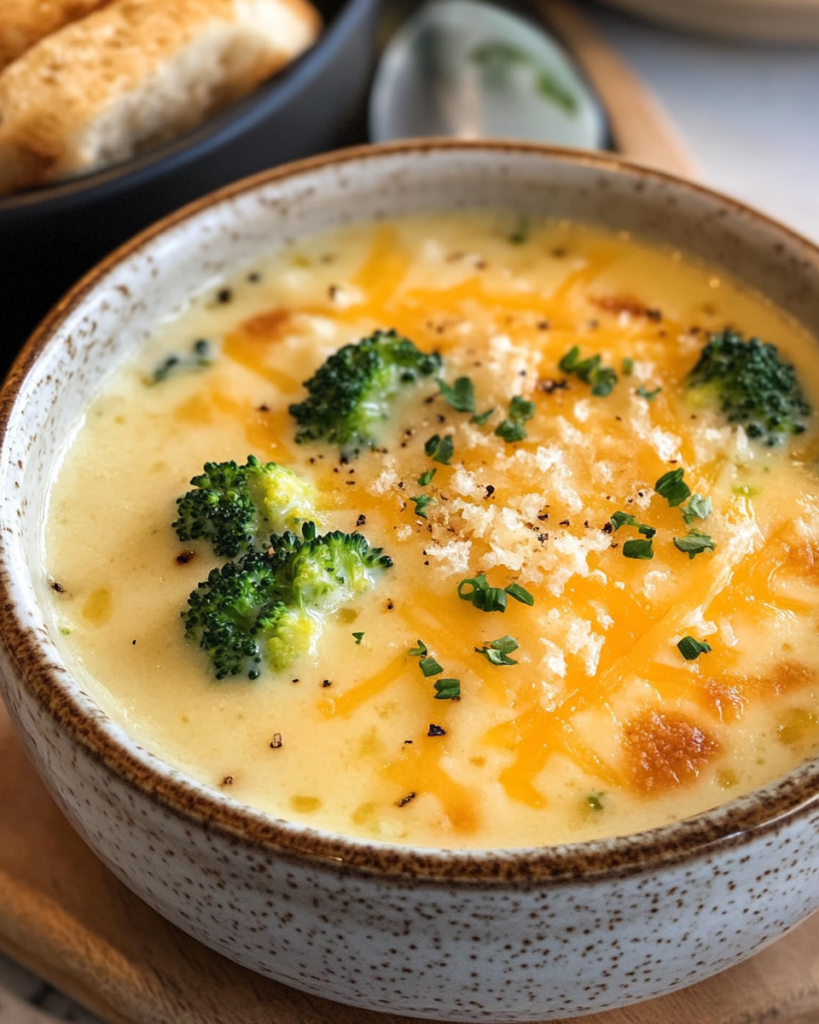 Best Homemade Broccoli Cheese Soup – Creamy, Cheesy & Delicious - Momy ...