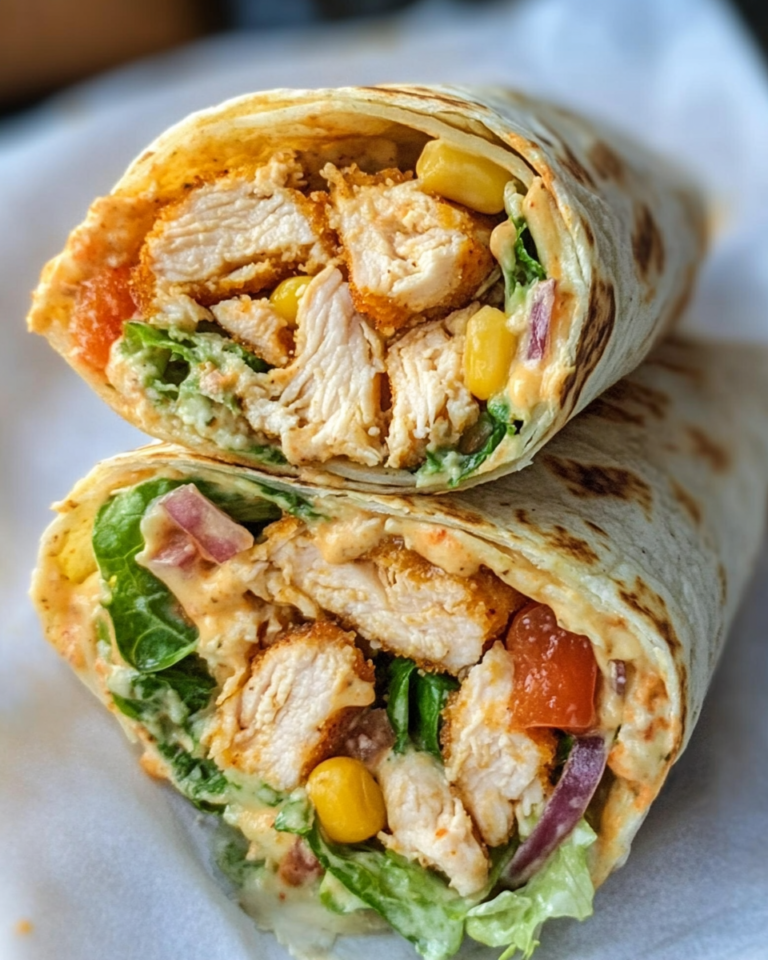 Crunchy Southwestern Chicken Wrap – Bold Flavors & Crispy Perfection ...