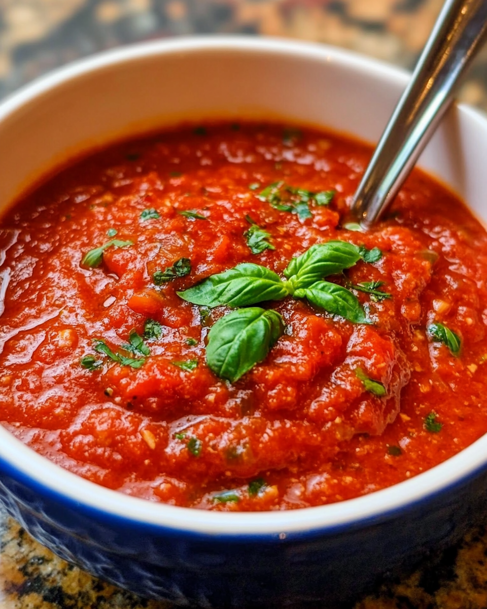 The Best Homemade Marinara Sauce Recipe – Easy, Authentic & Delicious ...