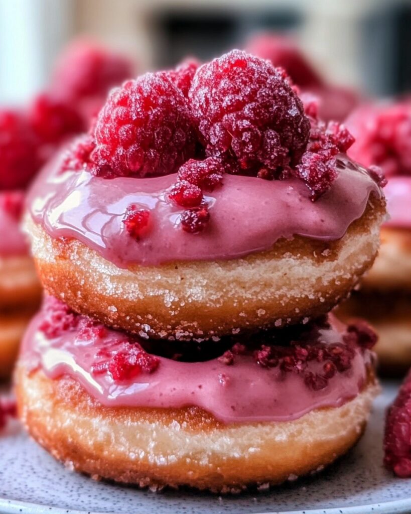 Baked Raspberry Donuts: A Soft, Fruity Delight with a Sweet Glaze ...