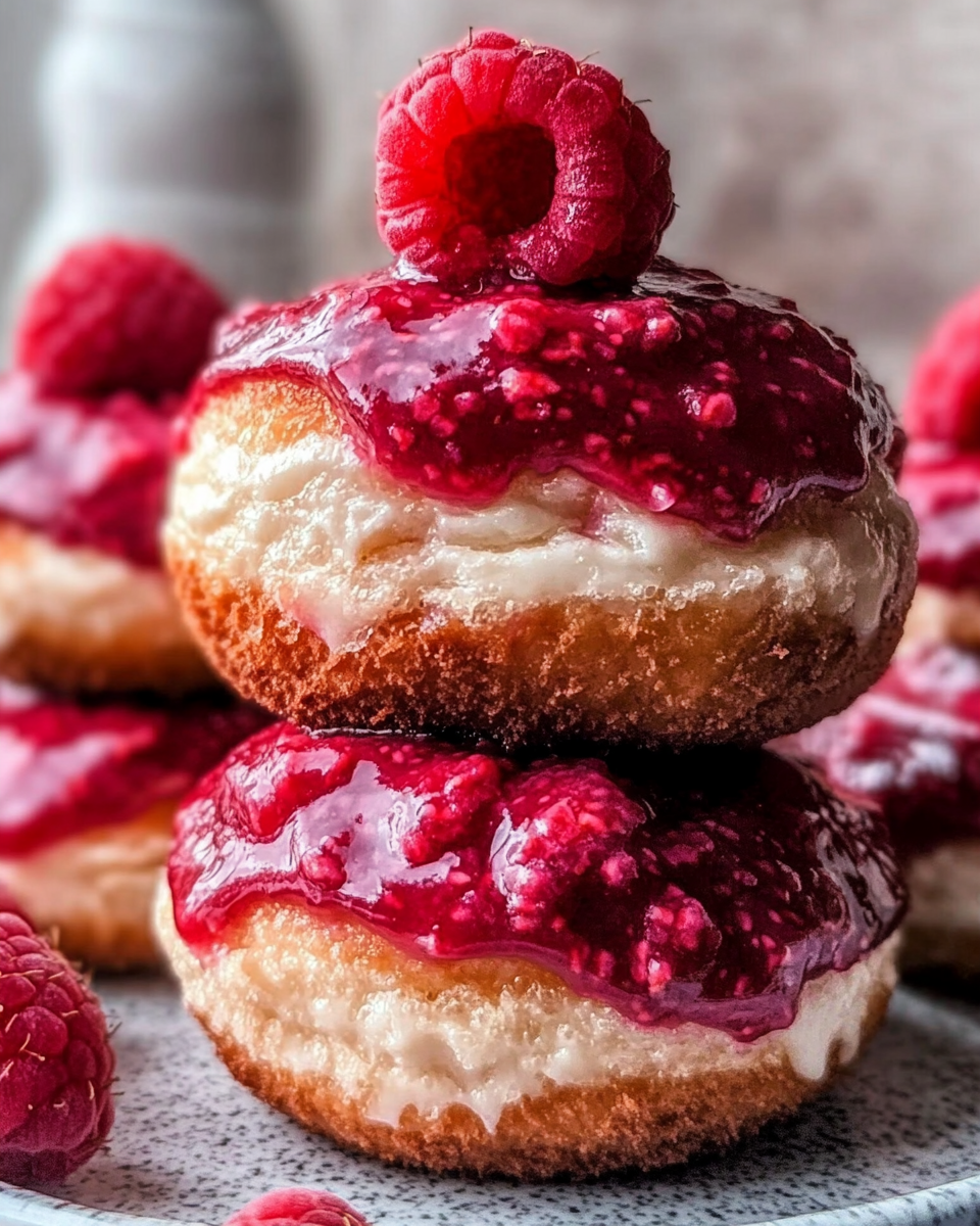 Baked Raspberry Donuts: A Soft, Fruity Delight with a Sweet Glaze ...