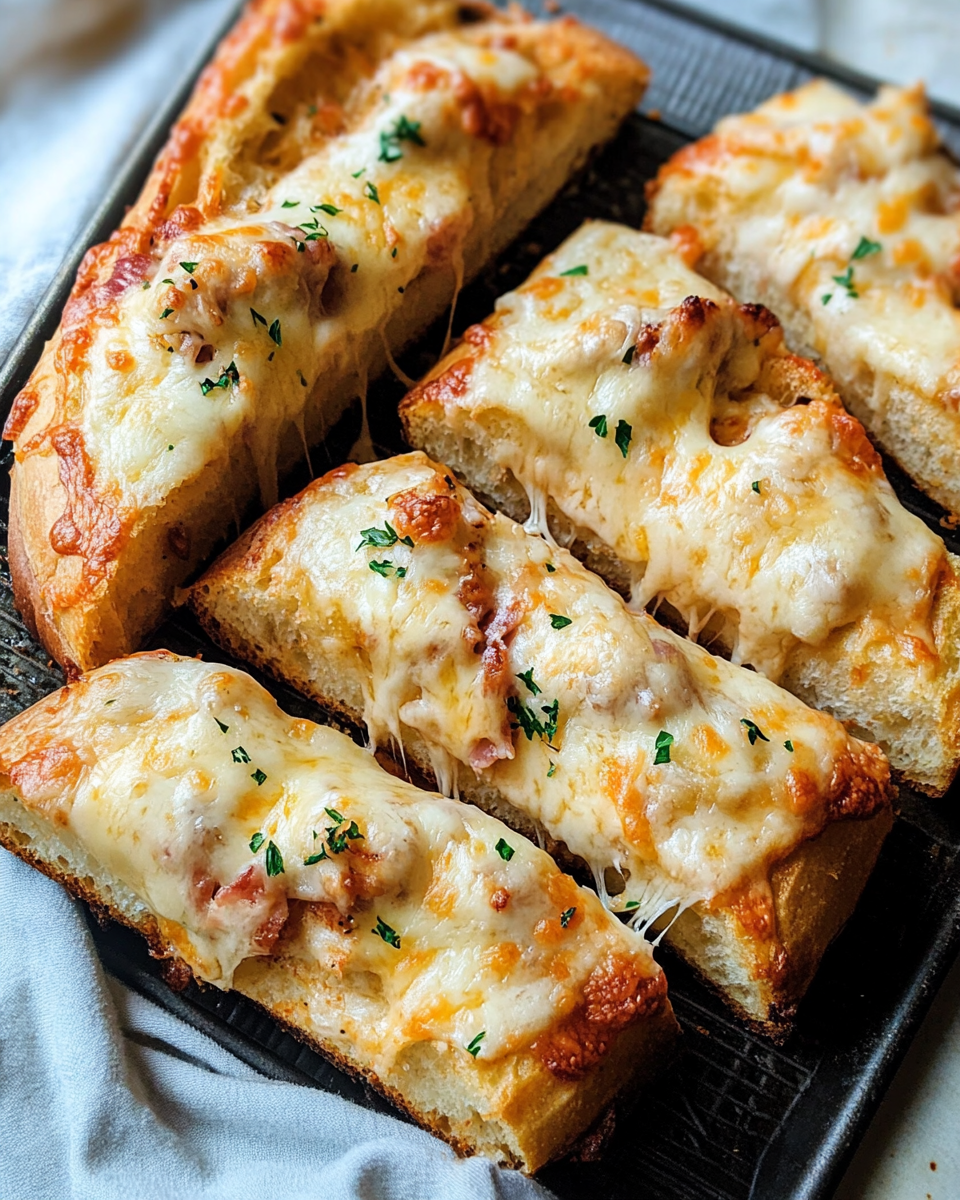 Cheesy Chicken Garlic Bread – The Ultimate Flavor-Packed Appetizer ...