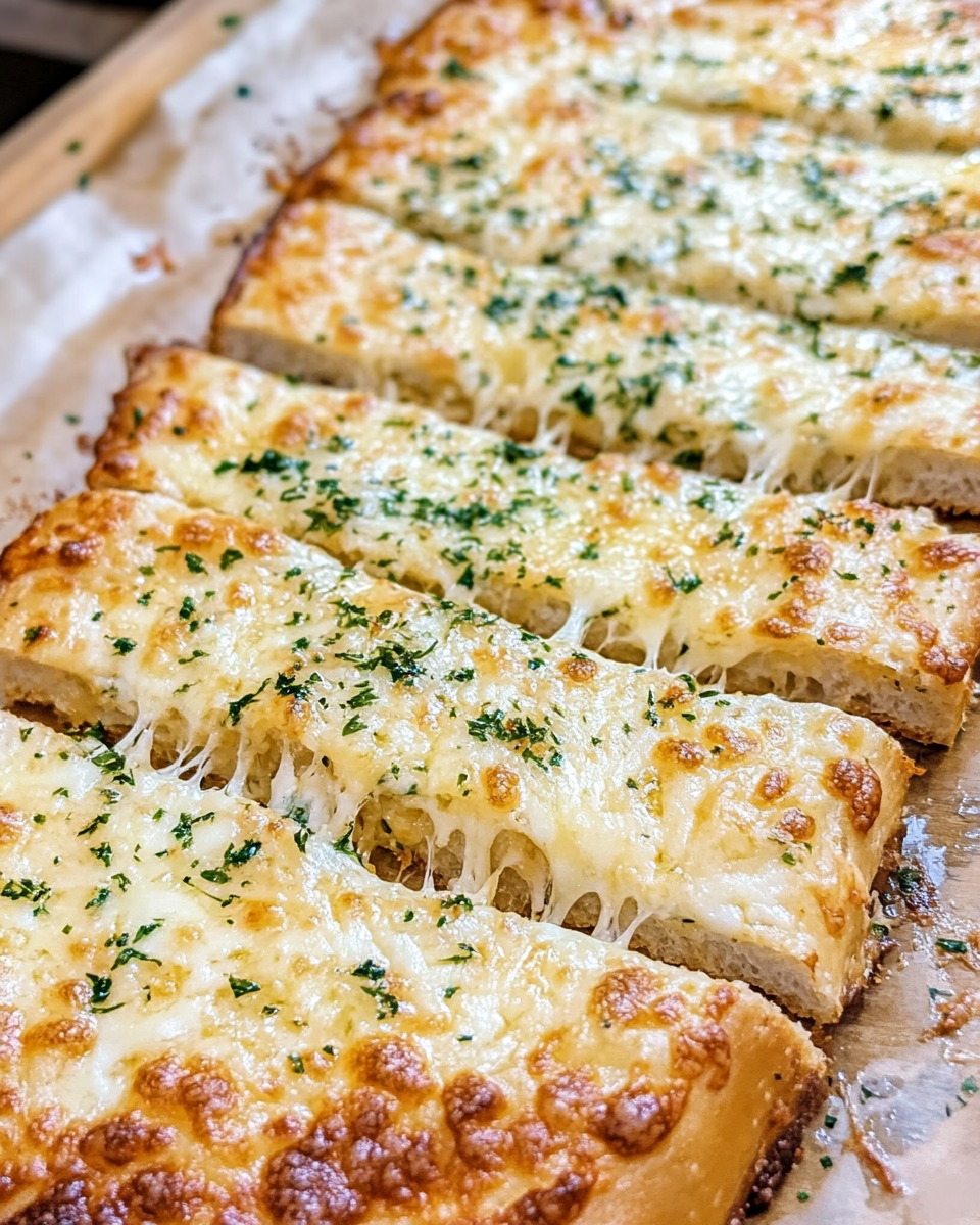 Cheesy Garlic Bread Recipe – Buttery, Crispy & Irresistibly Cheesy ...
