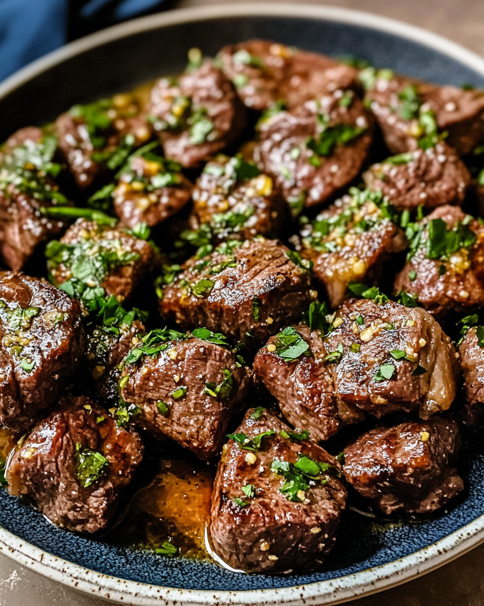 Garlic Butter Steak Bites – Juicy, Flavorful & Easy One-Pan Recipe ...