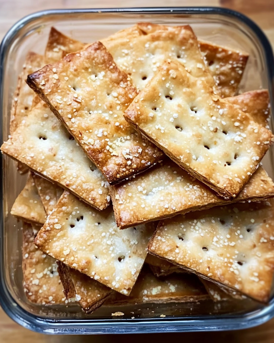 Sourdough Discard Crackers: Easy, Crunchy, and Flavorful Snack - Momy Cooks