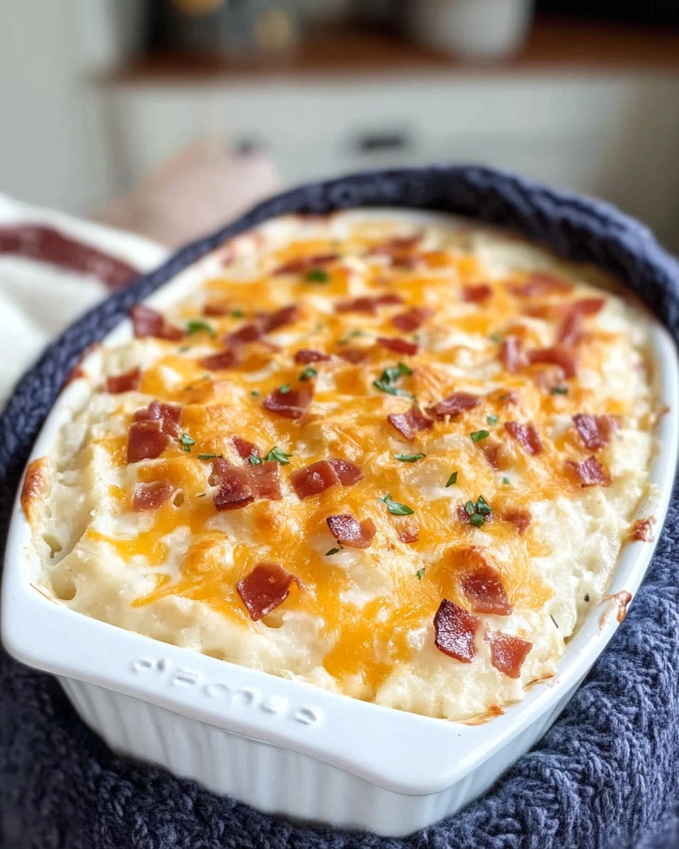 Loaded Cheesy Potato Casserole Recipe - A Delicious Comfort Food - Momy ...