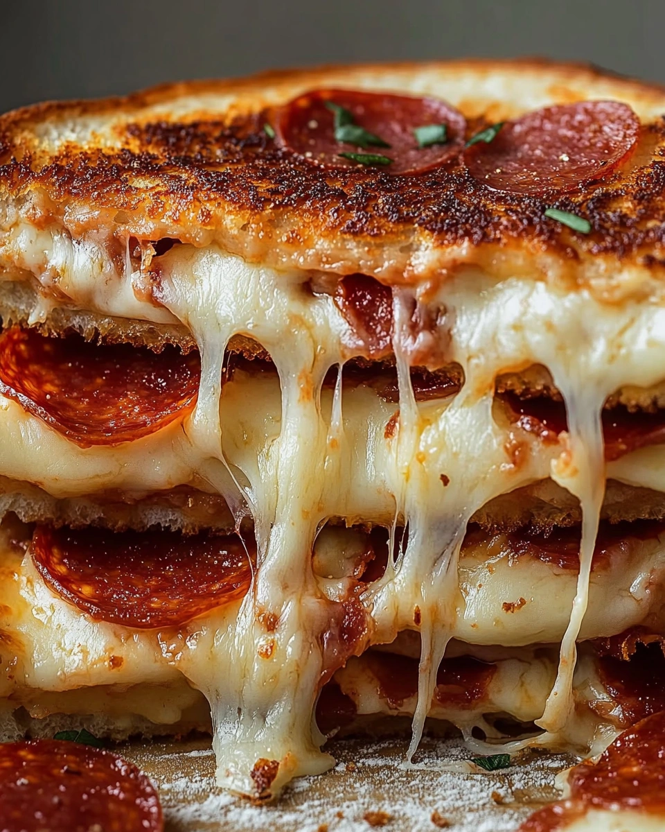 Pepperoni Pizza Grilled Cheese: The Ultimate Comfort Food Sandwich ...