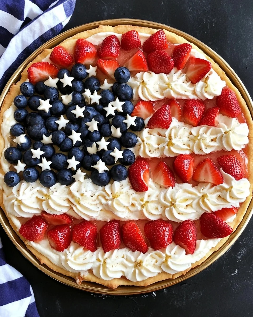 Easy American Flag Fruit Pizza: A Perfect Patriotic Treat for Every ...