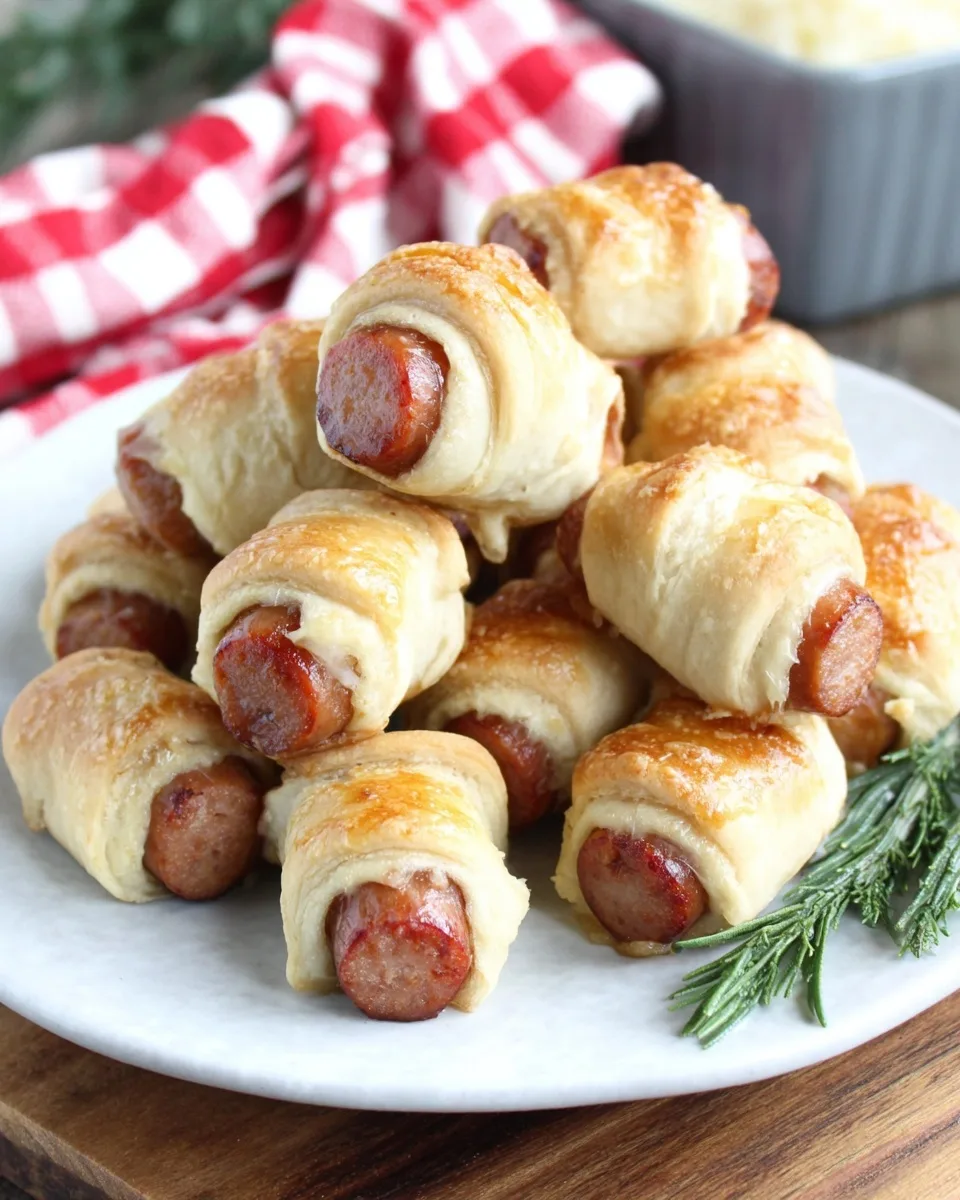 Mini Sausage Pigs in a Blanket: The Ultimate Bite-Sized Party Appetizer ...