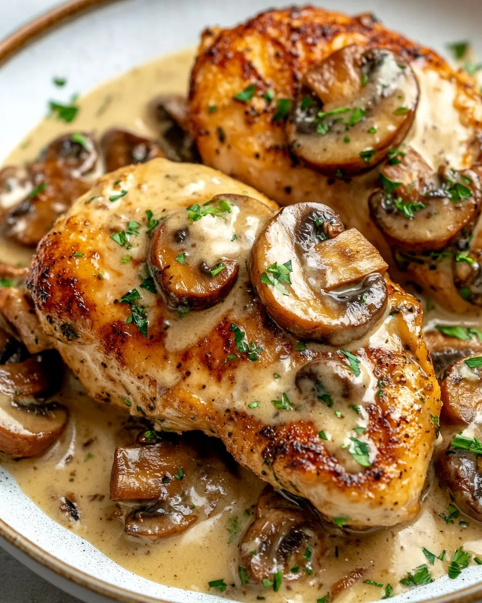 🍄 Creamy Mushroom Chicken Recipe: A Comfort Food Classic You’ll Crave ...