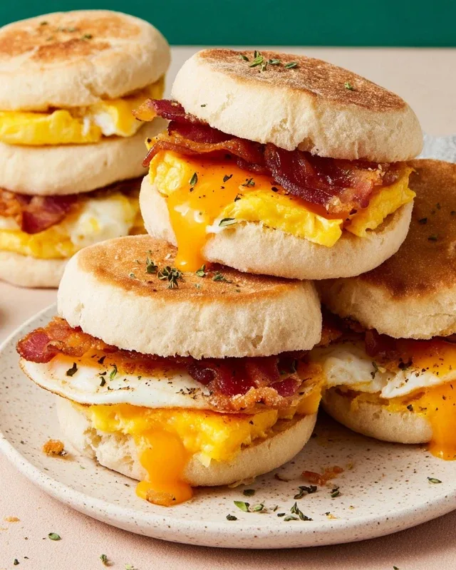 Big‑Batch English Muffin Breakfast Sandwiches: The Ultimate Make-Ahead ...