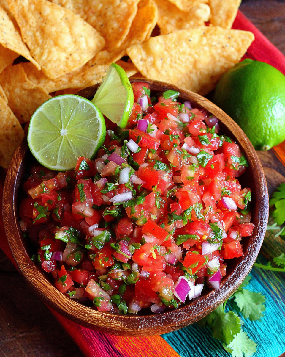 Classic Pico de Gallo Recipe Garlicky: Comfort - Momy Cooks