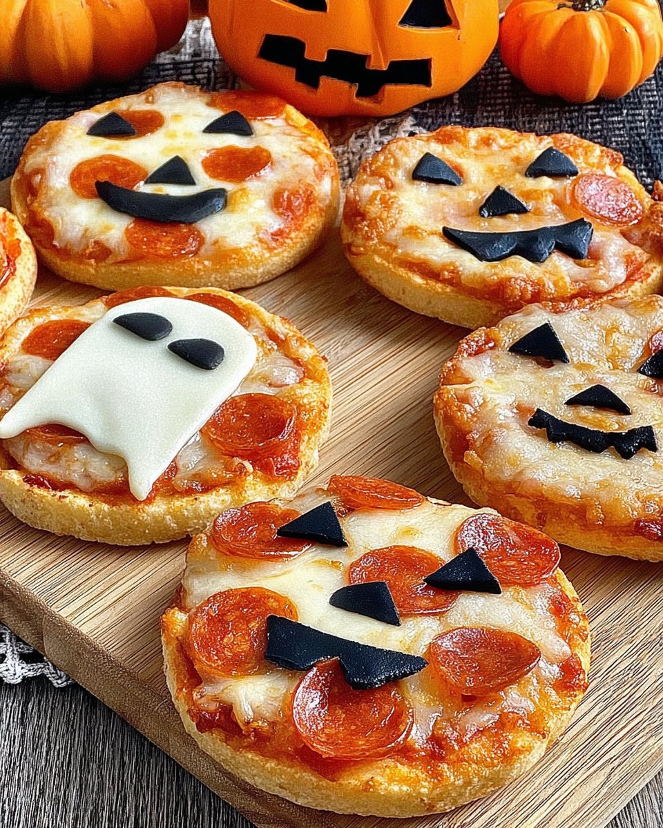Halloween Mini Pizzas — Comfort in Every Bite - Momy Cooks