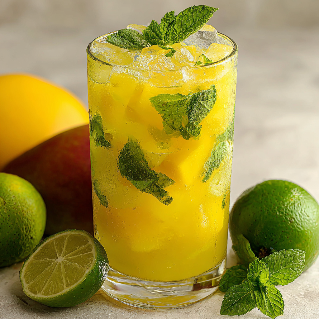Refreshing Mango Mojito for Summer Gatherings - Momy Cooks