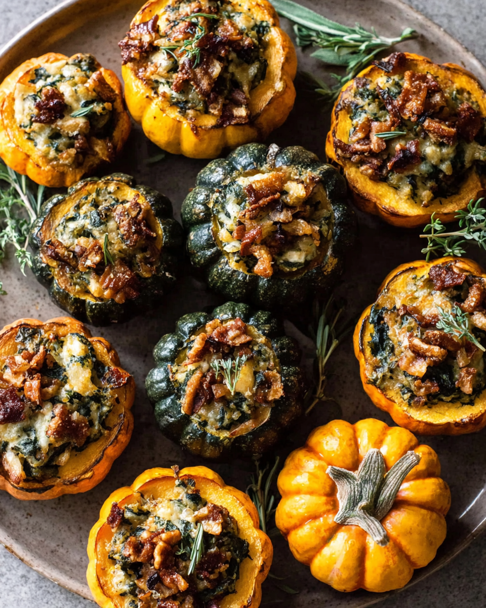 Savory Stuffed Mini Pumpkins for Thanksgiving Feasts - Momy Cooks
