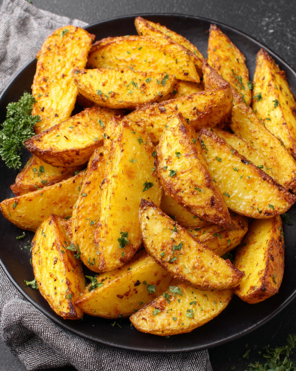 Crispy Broasted Potato Wedges Made Right