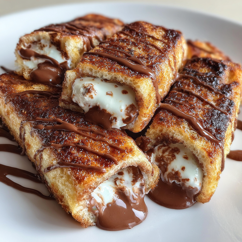 Indulgent Kinder Chocolate Toast Rolls for Home Cooks