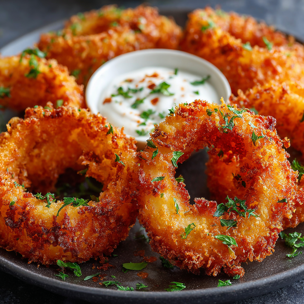 Irresistible Mozzarella Stick Onion Rings Delight